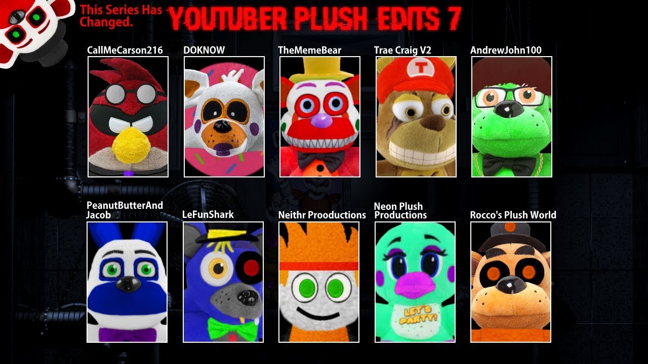 YouTuber Plush Edits 7 (Read Description) - YouTube