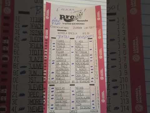 CONCURSO PROGOL Y REVANCHA 2268...SUSCRIBETE... MUCHA SUERTE ...