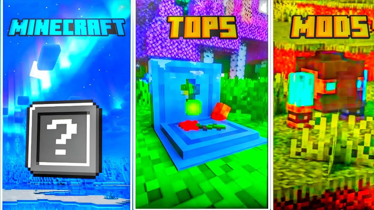 TOP 6 ADDONS-MODS FOR SURVIVAL VIDEOS Minecraft 1.21+ (Bedrock/PE)# ...