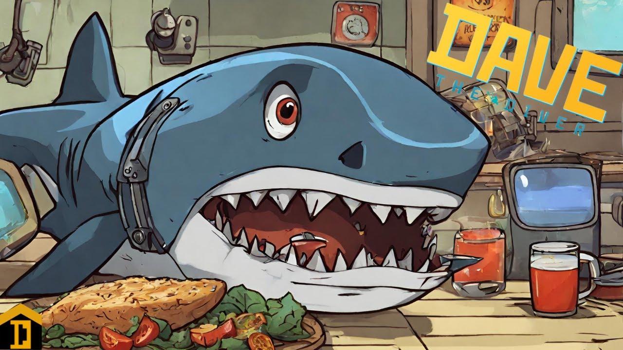 Whole Roasted Shark Head! #2 Dave the Diver - YouTube