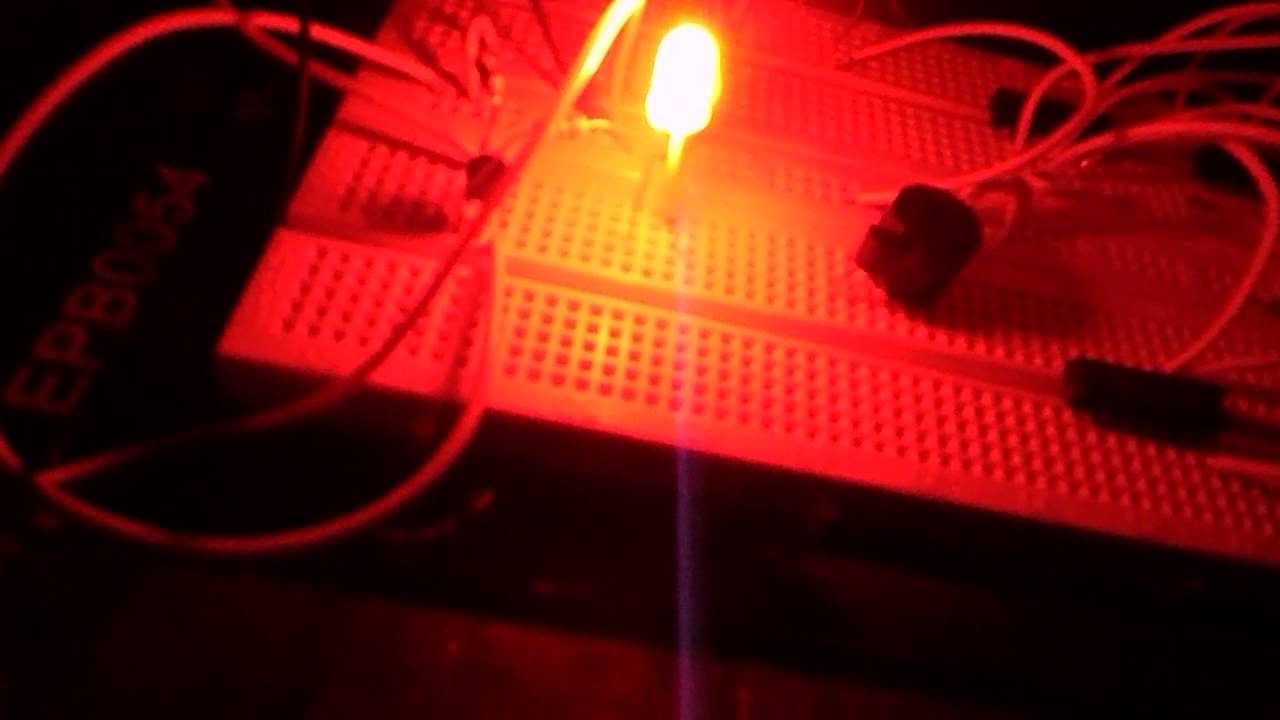 Primeiro circuito testando o LDR - YouTube