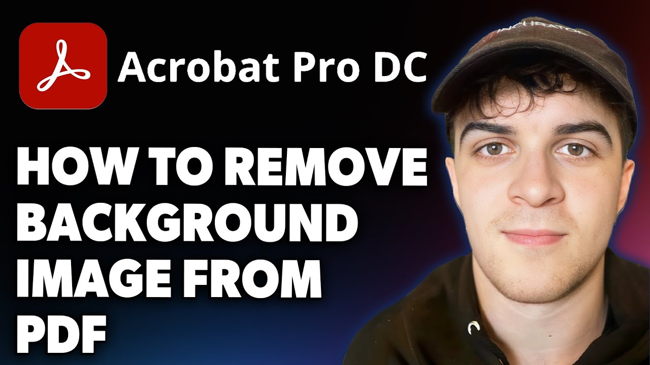 How to Remove Background Image From PDF Using Adobe Acrobat Pro DC ...