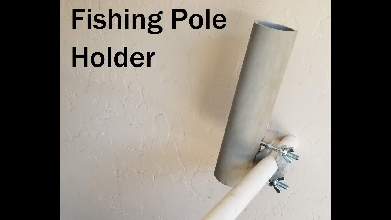 How to make a DIY rail mount fishing rod holder - YouTube