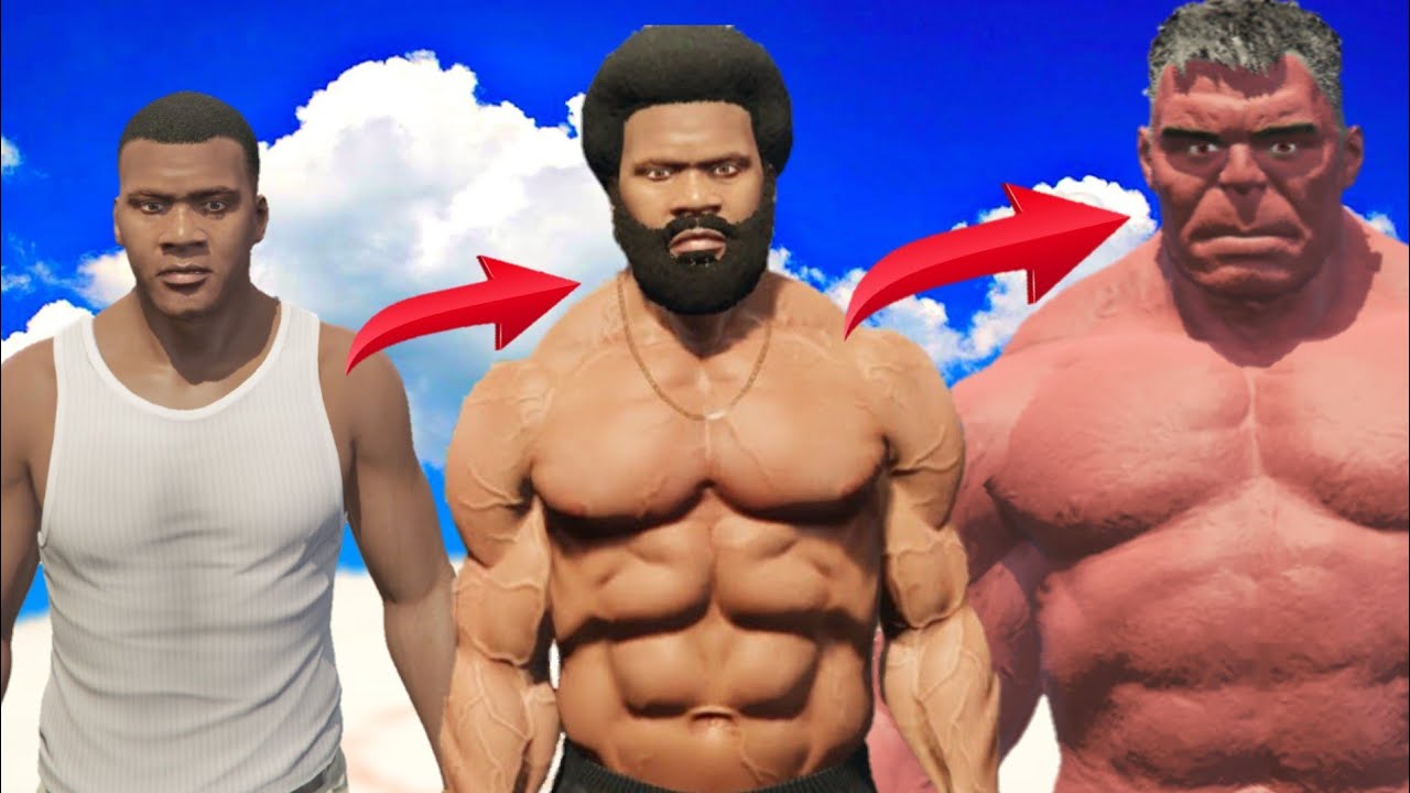 FRANKLIN BECOMES GOD HULK IN GTA 5 | GOD HULK VS RED HULK IN GTA V ...