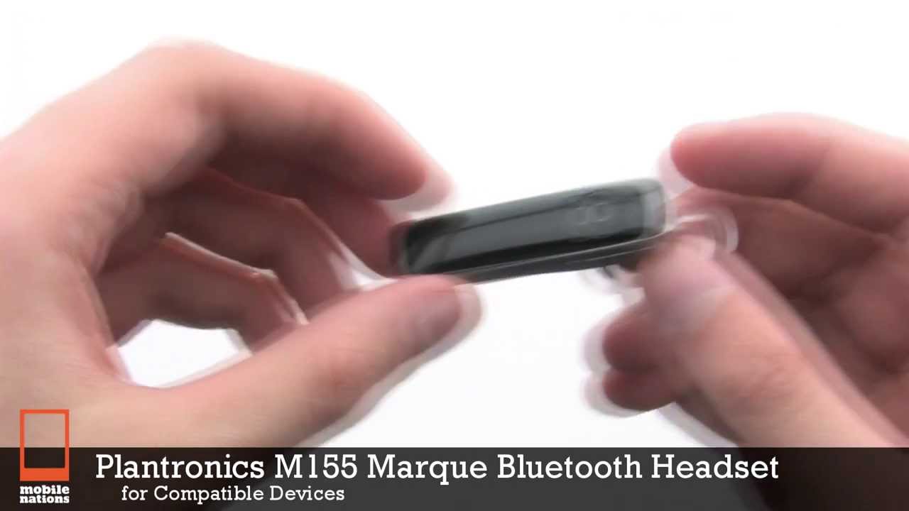 Plantronics M155 Marque Bluetooth Headset - YouTube