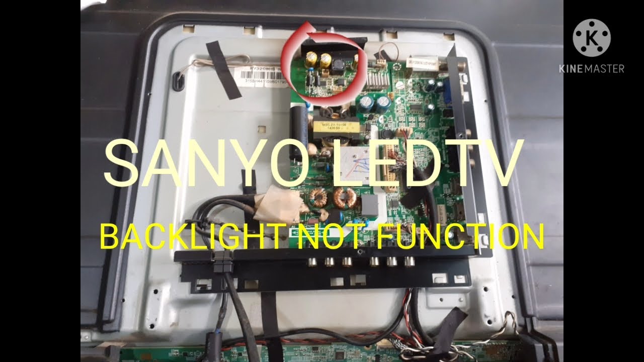 SANYO LED TV BACKLIGHT NOT FUNCTION (TAGALOG) - YouTube