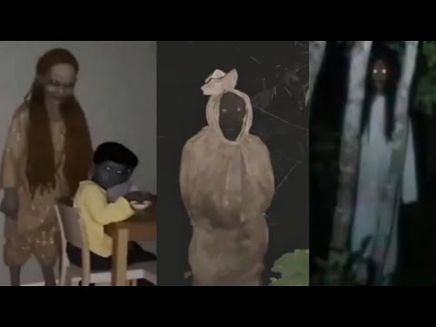 POCONG KELUAR DARI TANAH | 10 PENAMPAKAN HANTU TERSERAM DAN TERJELAS KUNTILANAK \