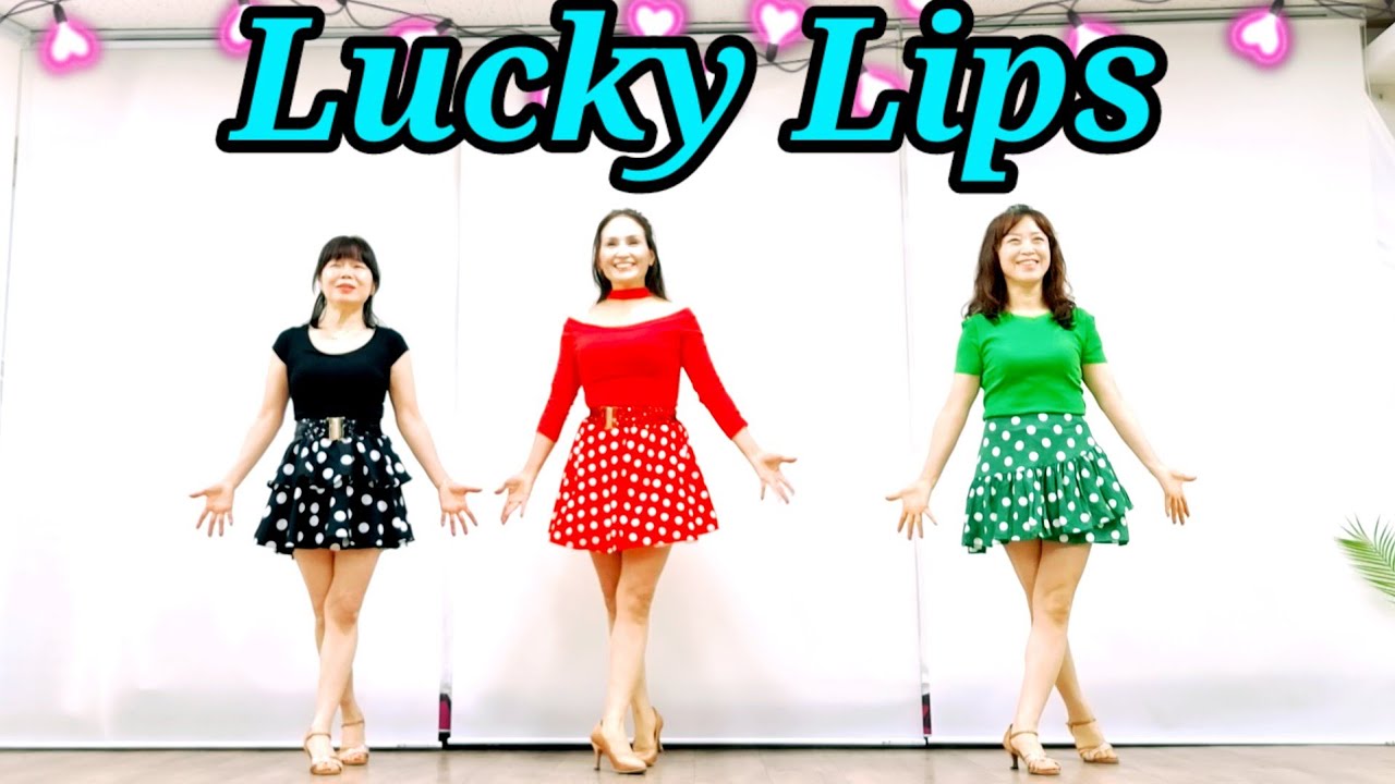 Lucky Lips Line Dance Demo(럭키 립스 라인댄스)|Absolute Beginner(초급) - YouTube