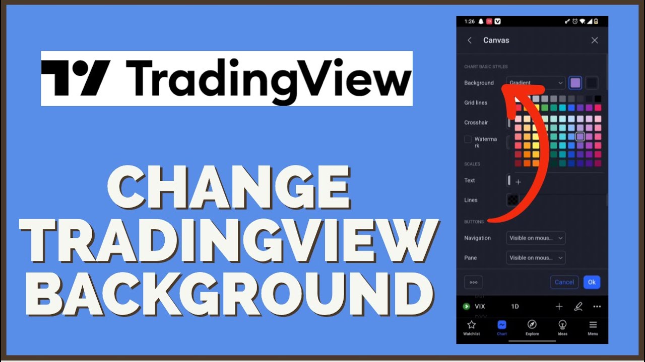 How to Change TradingView Background 2024? - YouTube
