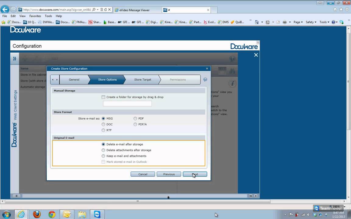 DocuWare Connect to Outlook - YouTube