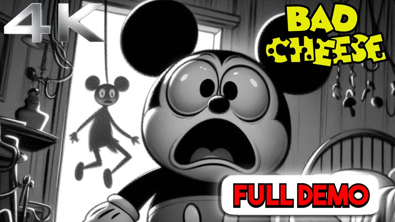 BAD CHEESE【DEMO】A Mickey Mouse Horror 4K Gameplay - YouTube