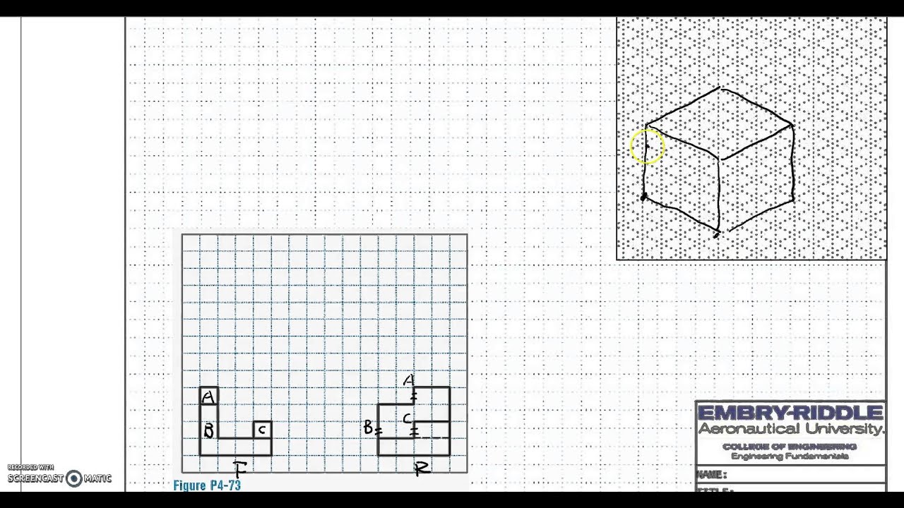 Orthographic projection: Normal surface 02 - YouTube