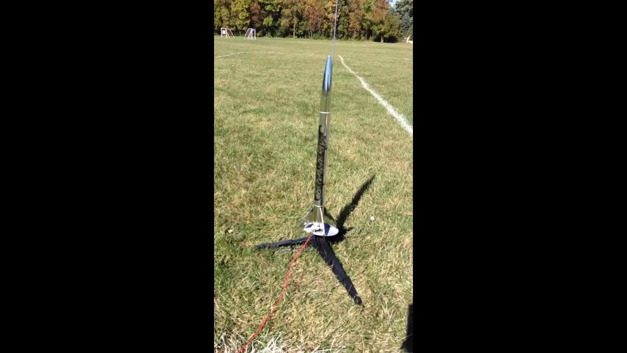 Estes Metalizer Rocket Launch - YouTube
