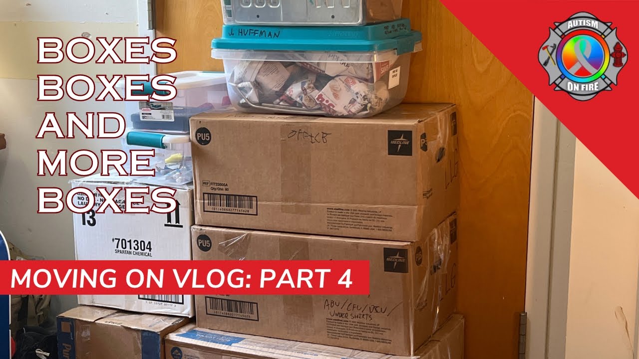 Boxes, Boxes, and More Boxes - Moving On Vlog: Part 4 - YouTube