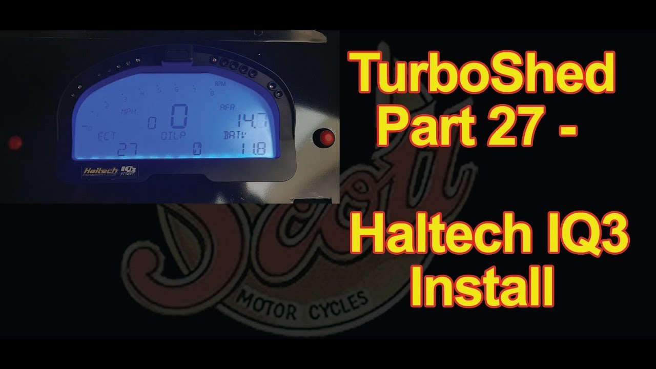 TurboShed Part 27 - Haltech IQ3 Street dash install - YouTube
