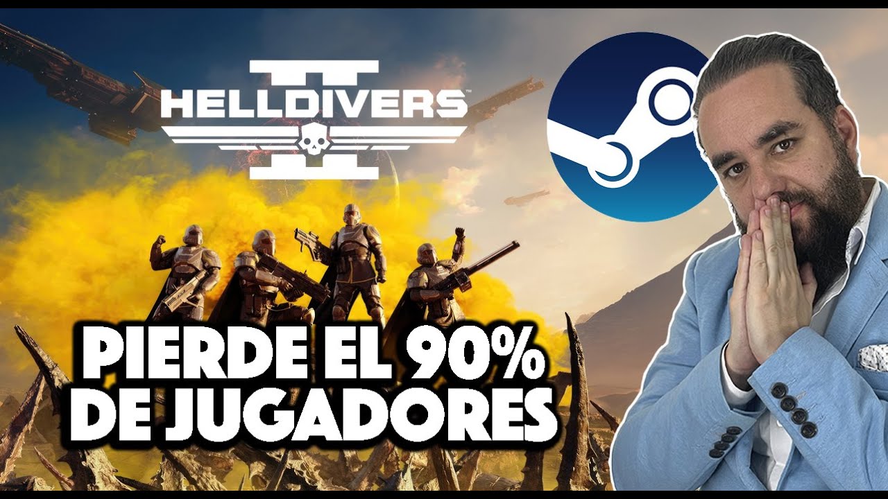 FRACASO o Algo Normal Helldivers 2 pierde el 90% de jugadores en STEAM - YouTube