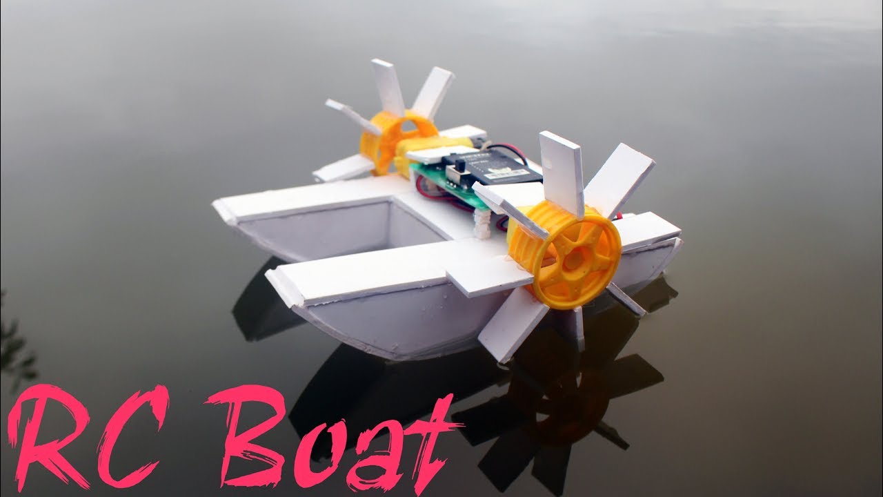 How To Make RC Boat - Amazing RC DIY Toys - YouTube