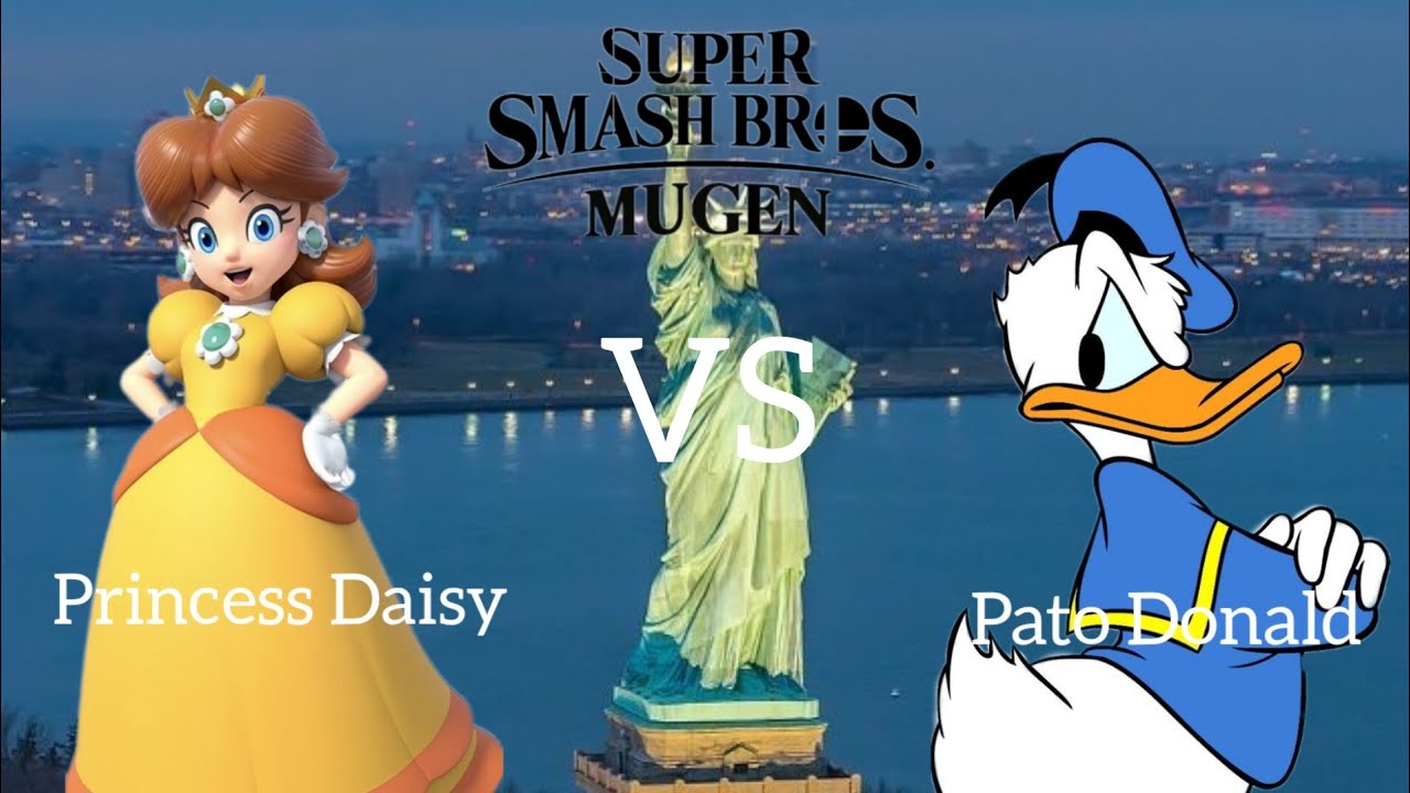 MUGEN Smash Mod Princess Daisy VS Pato Donald - YouTube