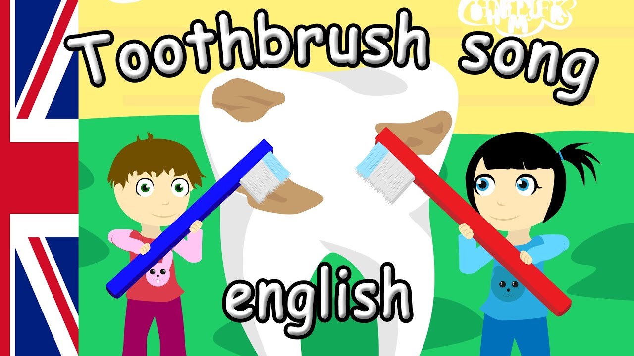 Brush Your Teeth English | Healthy Habits Song | Nursery Rhymes for ...