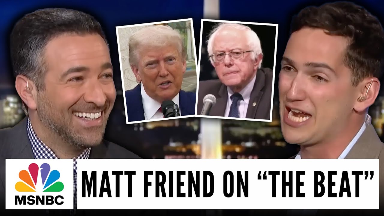 Comedian Matt Friend Brings Trump & Bernie Impressions to MSNBC's "The ...