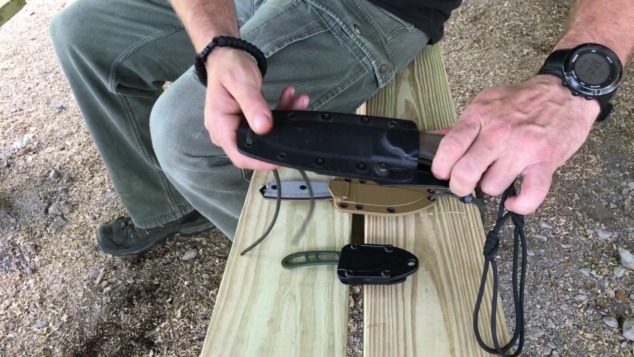 ESEE Safety Tip- Unsheathing & Resheathing your ESEE - YouTube