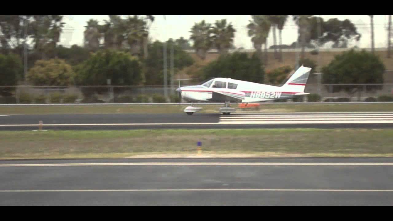 1st Solo Flight in Piper Cherokee 140 - YouTube