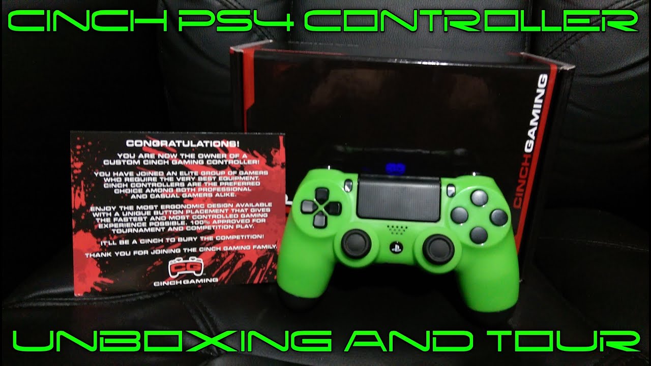 PS4 CINCH CONTROLLER UNBOXING AND TOUR - YouTube