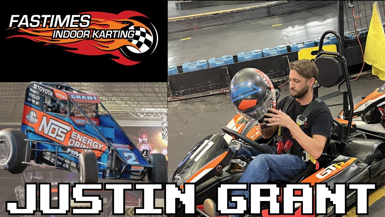 Justin Grant at Fastimes Indoor Karting: A PRO VS. JOES - YouTube