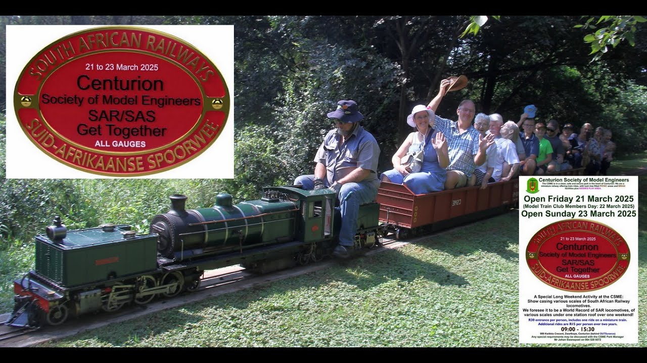 Centurion Society of Model Engineers Open Sunday 23 March 2025 - YouTube