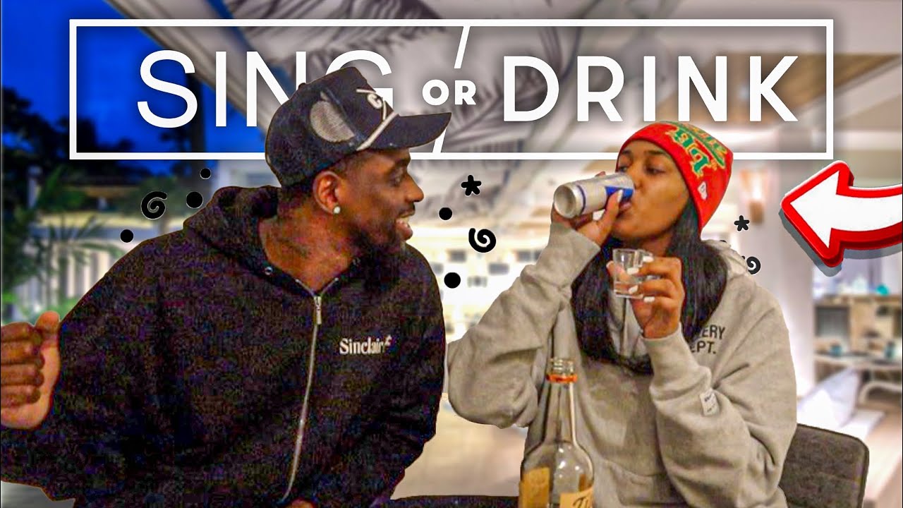 SING THE SONG OR DRINK FT MY BOO 💦 | VLOGMAS DAY 2 - YouTube