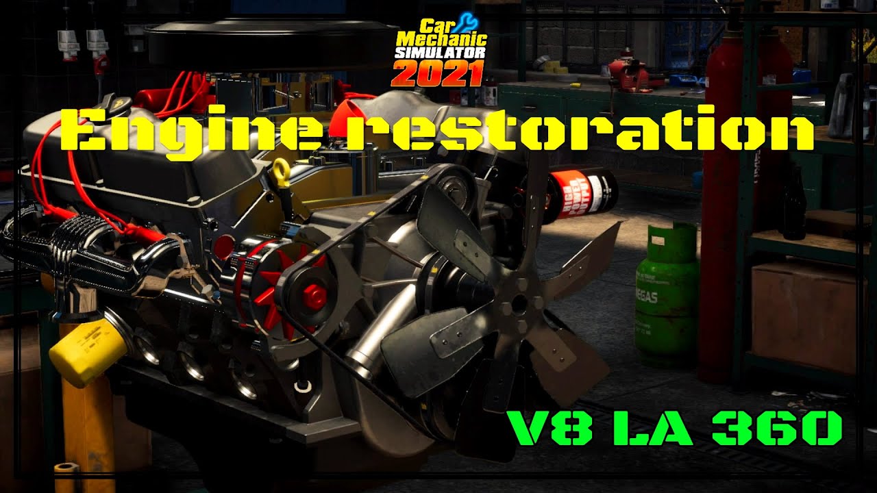 V8 LA 360 cms 2021 engine restoration - YouTube