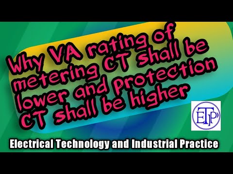 Why VA rating of metering CT shall be lower and protection CT shall be ...