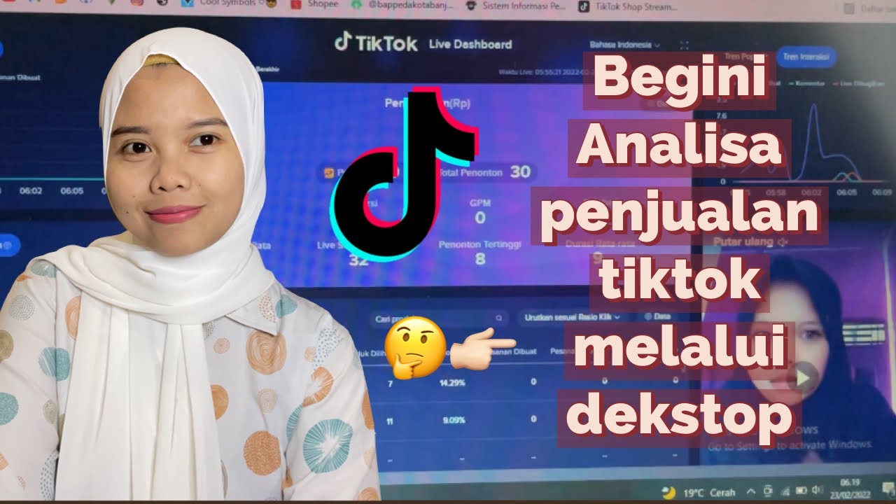 CARA LIVE STREAMING TIKTOK DI PC - CARA MEMBACA LIVE DASHBOR TIKTOK ...