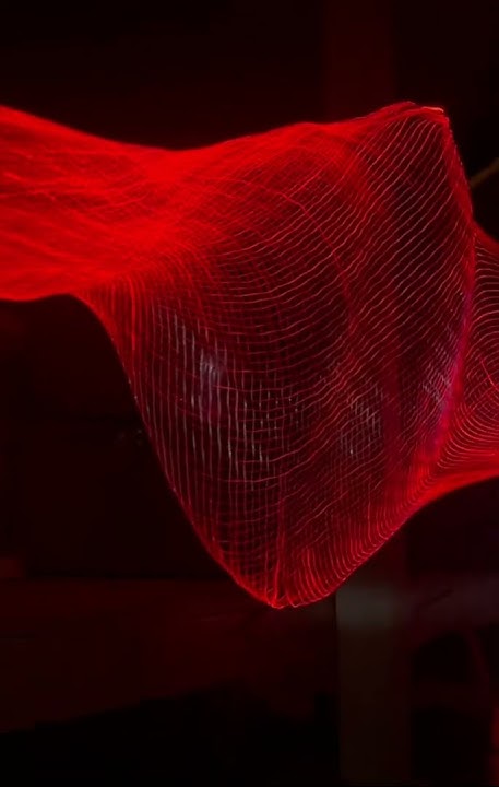Оптоволоконная сеть RGB | подсветка сетка из оптоволокна | optic fiber ...