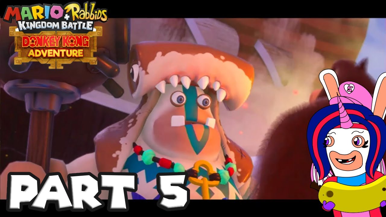 Mario + Rabbids Kingdom Battle DK Adventure NS Let's Play Part 5 - Side ...
