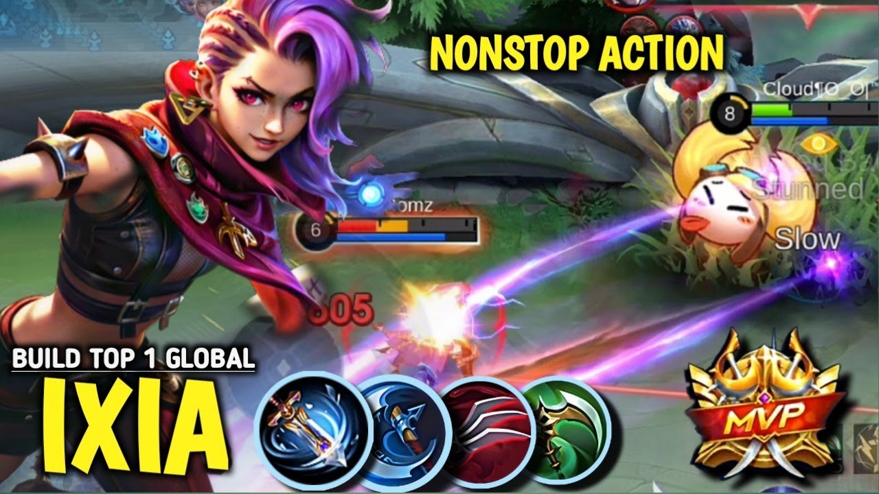 Ixia Intense Match | Best Build & Rotation | Ixia Mlbb - YouTube