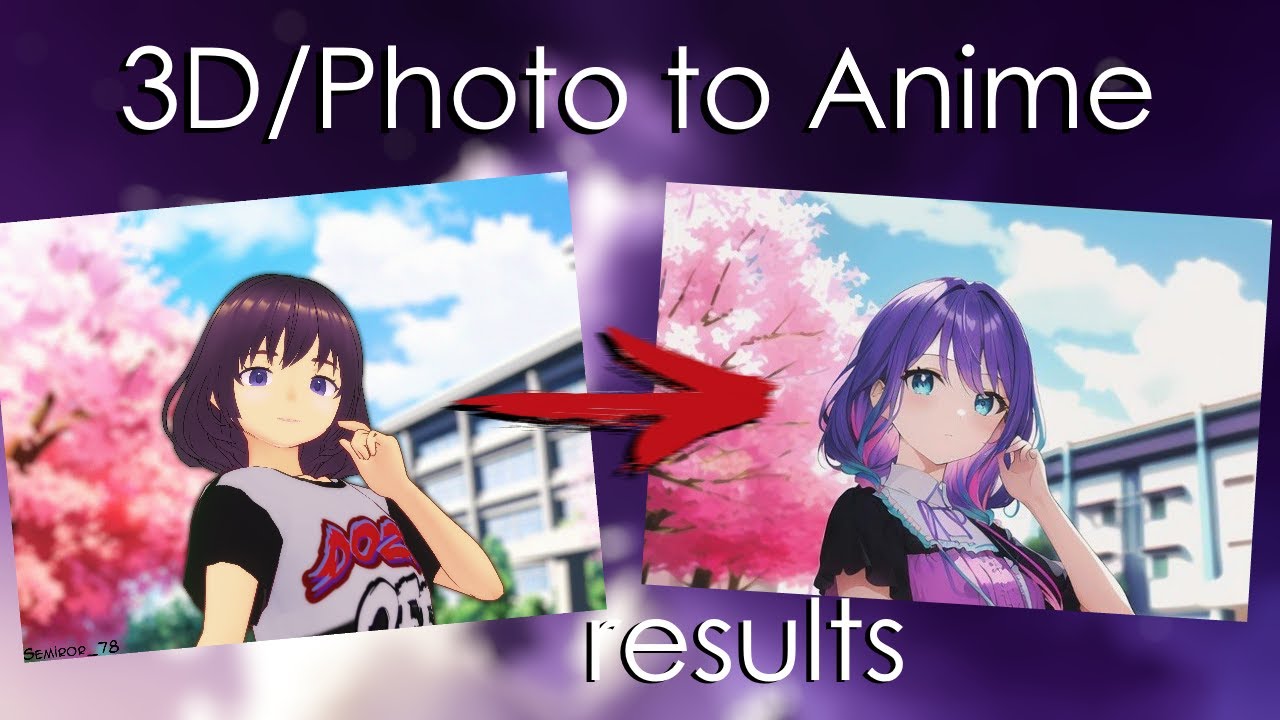 AI Photo to Anime, results | 10 Likes = Tutorial - YouTube
