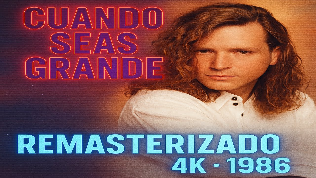CUANDO SEAS GRANDE - MIGUEL MATEOS & ZAS (1986) 🔥 [REMASTERIZADO 4K] ⚡ ...