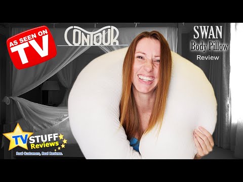 Contour Swan Body Pillow Review - (As Seen on TV) See how well I slept!