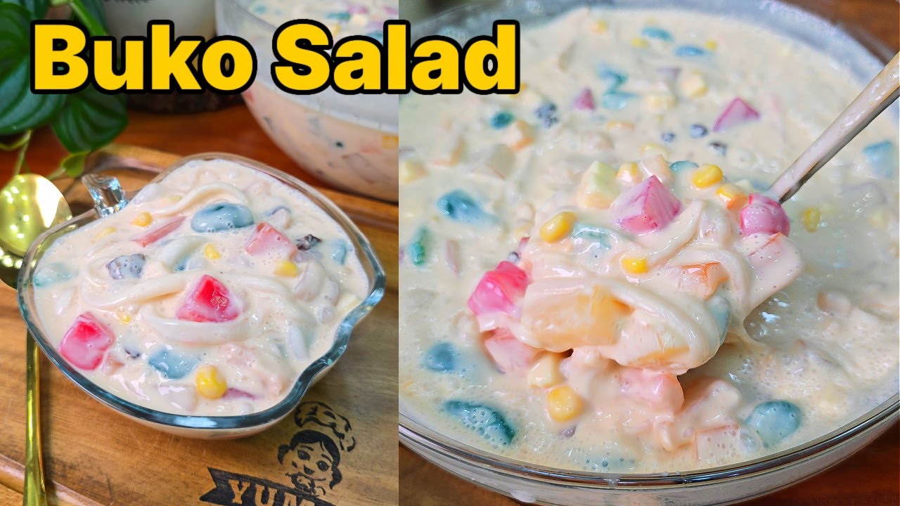 Buko Salad – A Creamy and Refreshing Filipino Dessert - YouTube