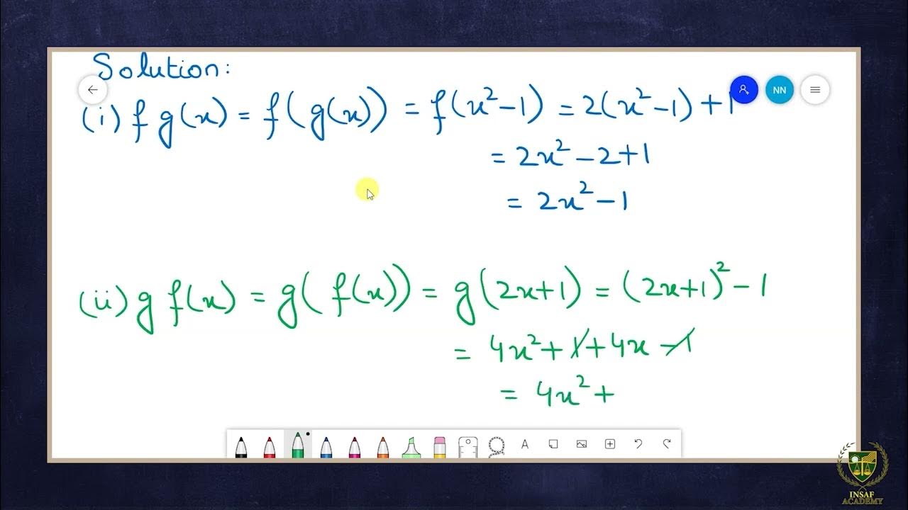 Composition of Functions and Inverse of a Function | 12 Math | Chapter 01 Functions and Limits ...