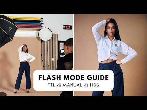 TTL vs Manual vs High-Speed Sync in Studio with Samuel Bouret