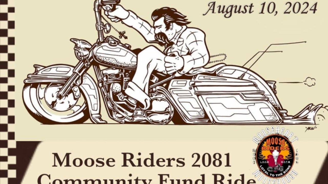 Moose Riders 2081 Community Fund Ride 2024 - YouTube