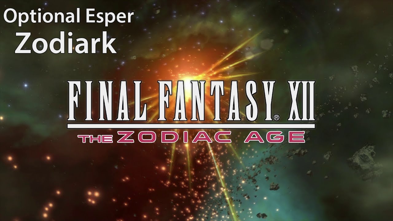 Final Fantasy XII The Zodiac Age - Optional Esper Zodiark | Let's Play ...