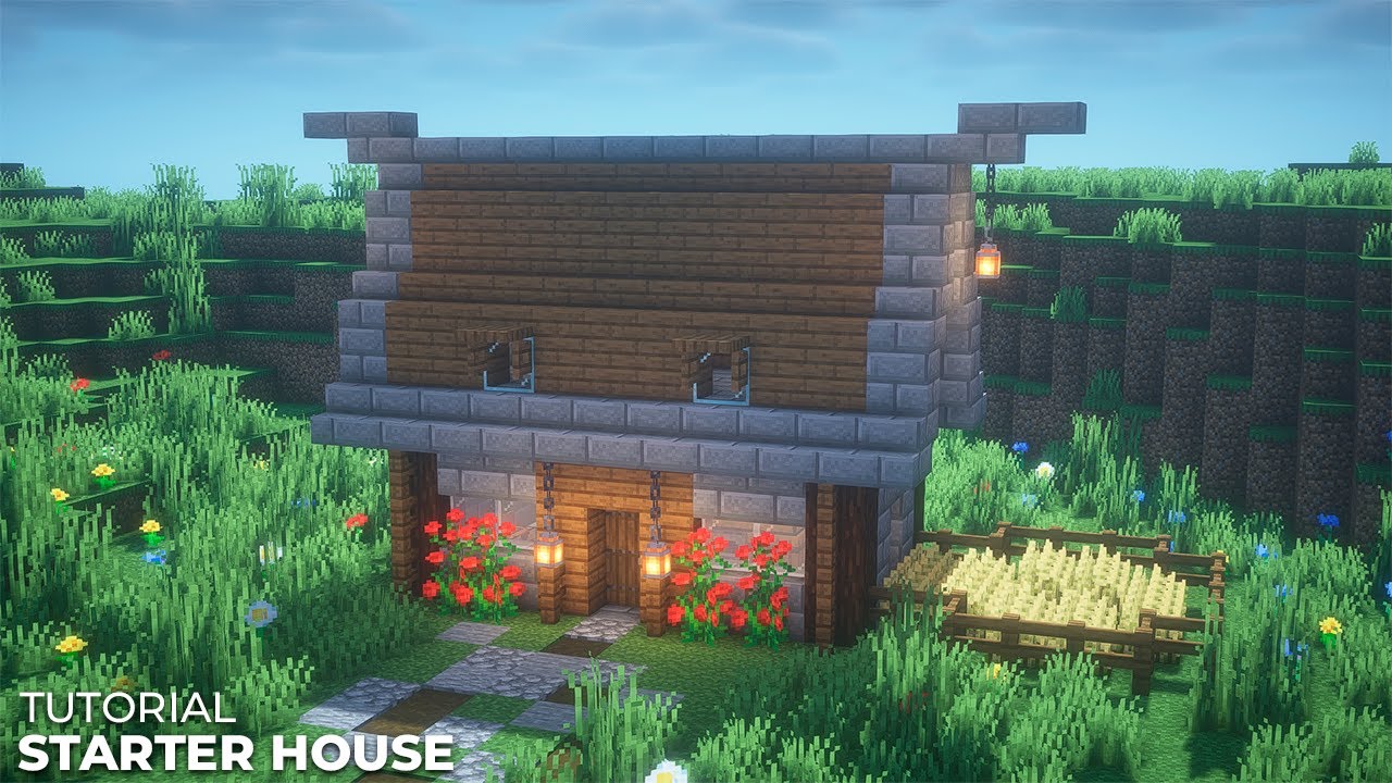 Minecraft: How to Build a Wooden House | Easy Survival House Tutorial ...