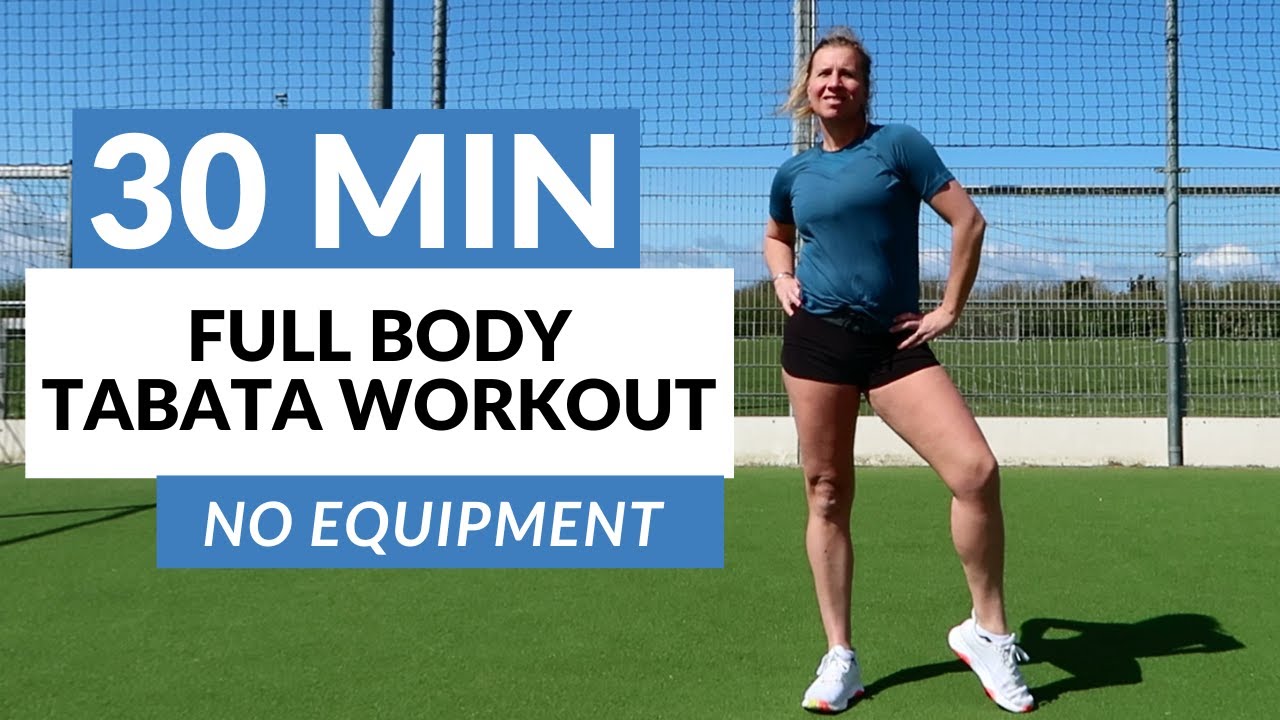 30 MIN KILLER HIIT TABATA WORKOUT - Full Body, No Equipment, No Repeat ...