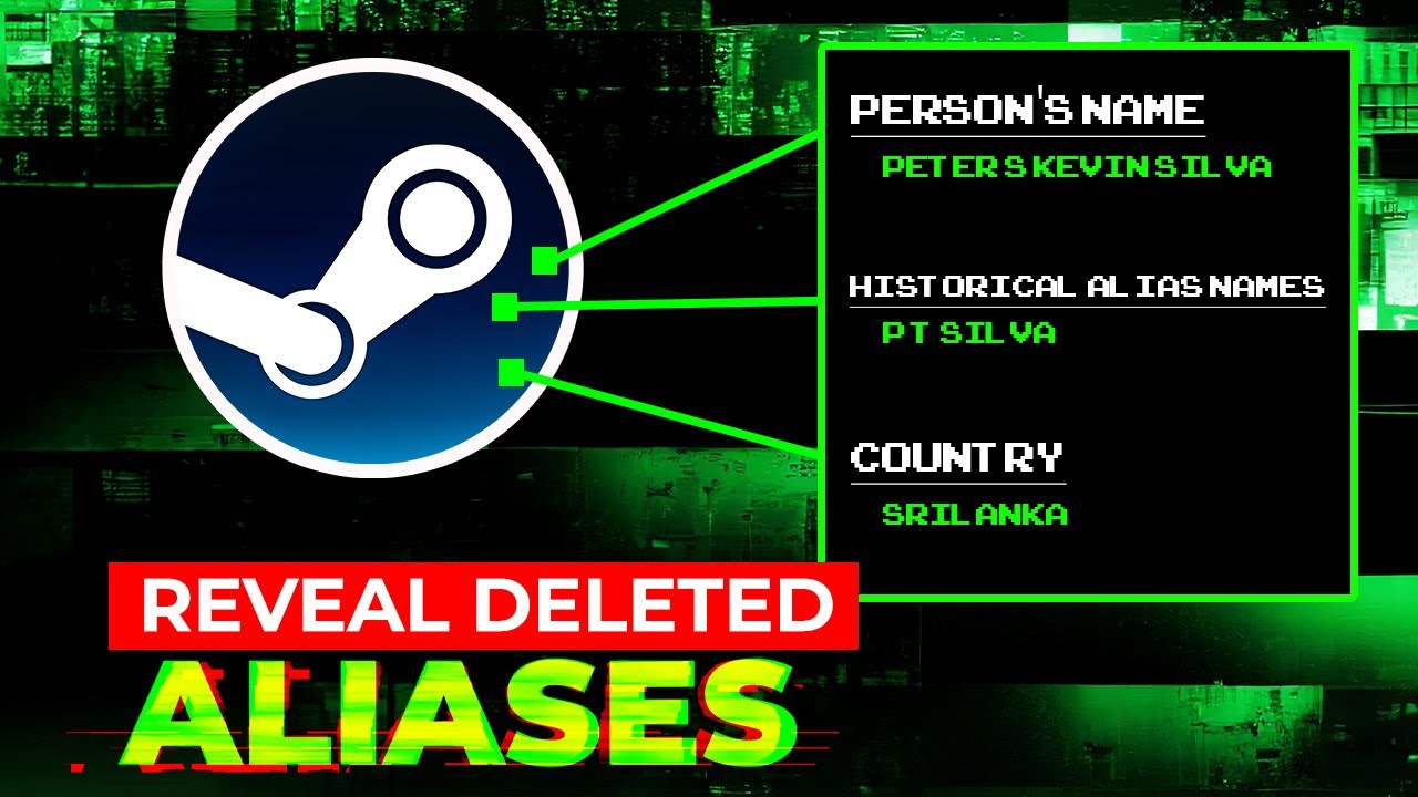 Find Cleared Steam Profile Alias History - YouTube