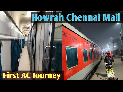 First AC Journey in 12839 Howrah Chennai Mail - YouTube