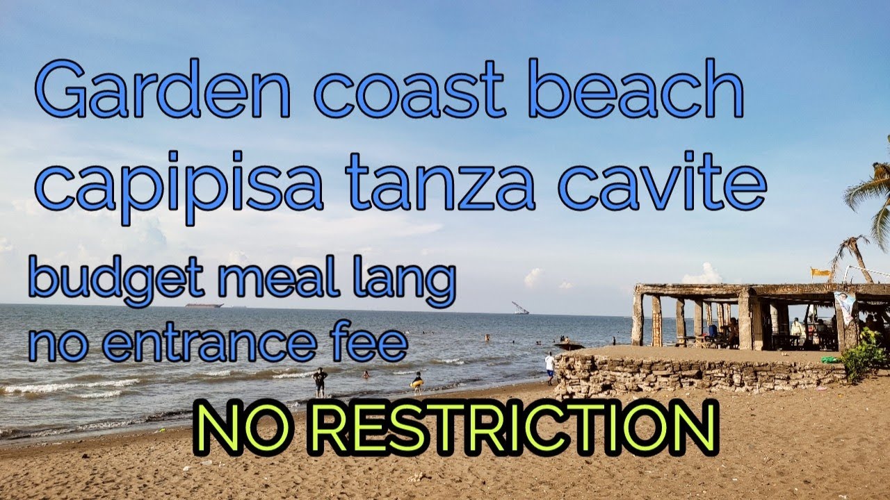 Garden coast beach capipisa tanza cavite budget meal - YouTube