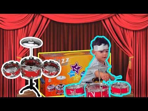 JAZZ DRUM BATERİ SETİ, OYUNCAK AÇMA, YİĞİT EFE İLE OYUNCAK İNCELEME, DRUMS